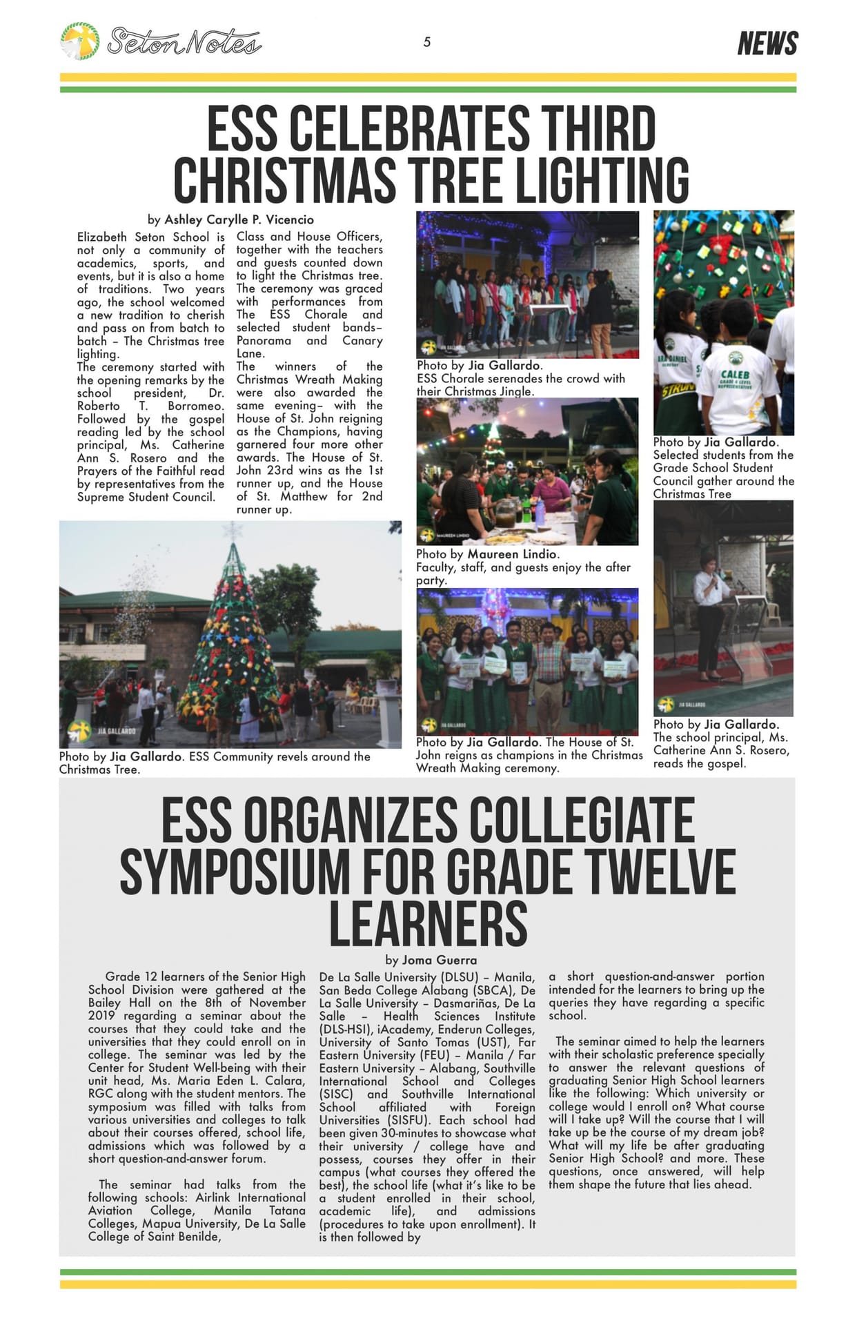 Seton Notes Las Piñas July 2020 – Elizabeth Seton School