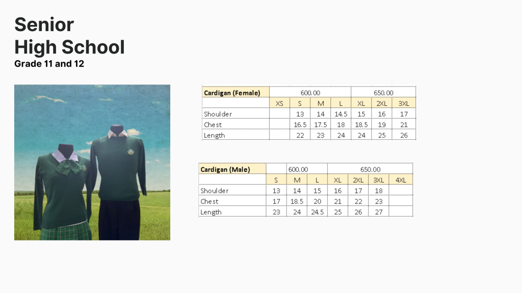 Student Uniforms – Elizabeth Seton School